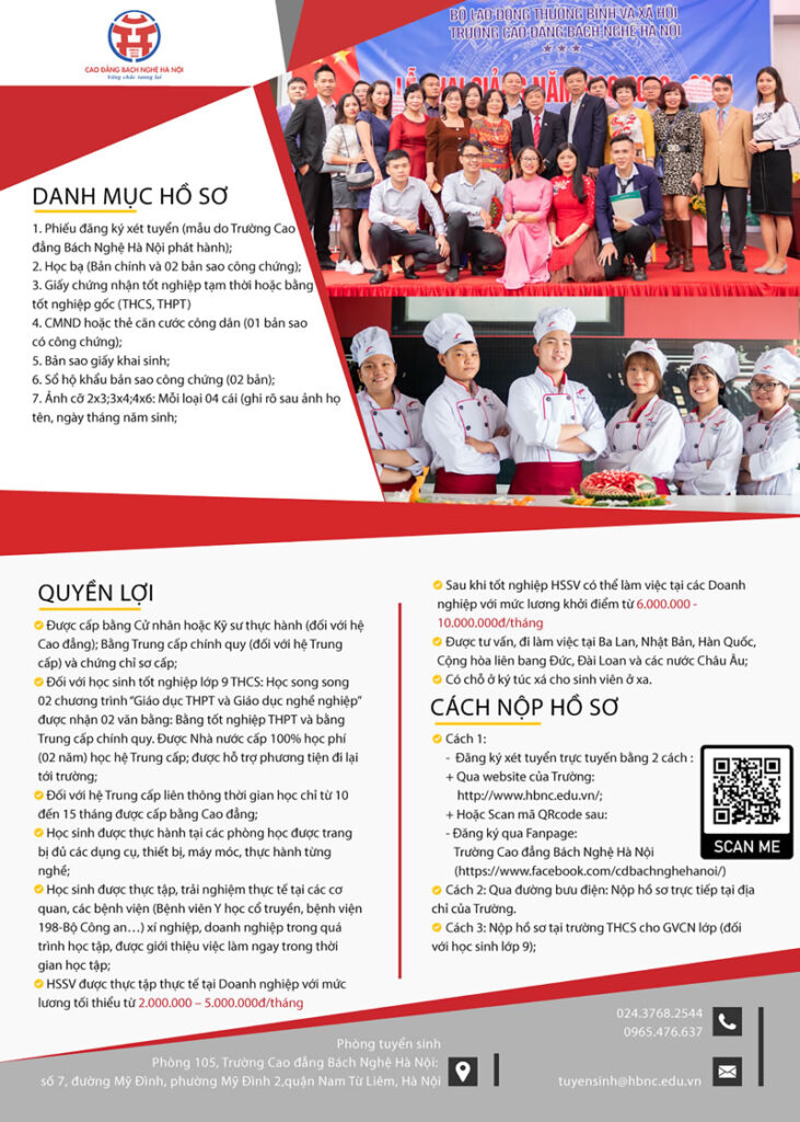 Thông báo tuyển sinh Cao đẳng - Trung cấp - Sơ cấp tại Cao đẳng Bách ...